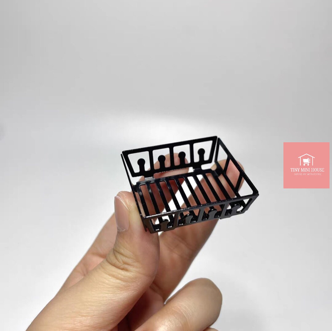 Real Miniature Cooking: Mini Plate Mug Rack Set for You Tiny - Etsy