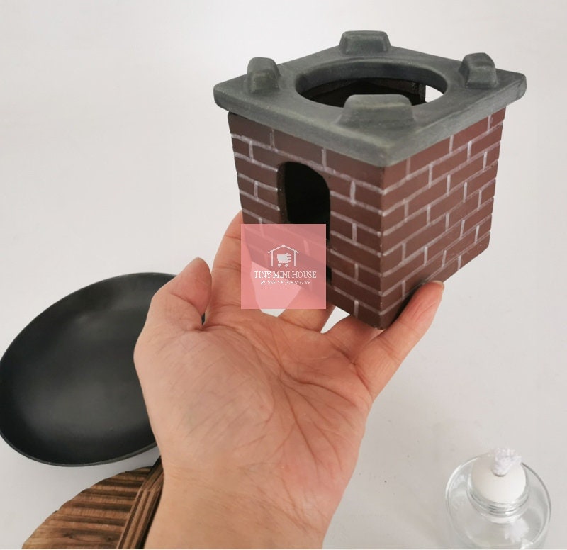 Miniature Cooking Stove for Mini Kitchen Can Real Cook Mini Food ...