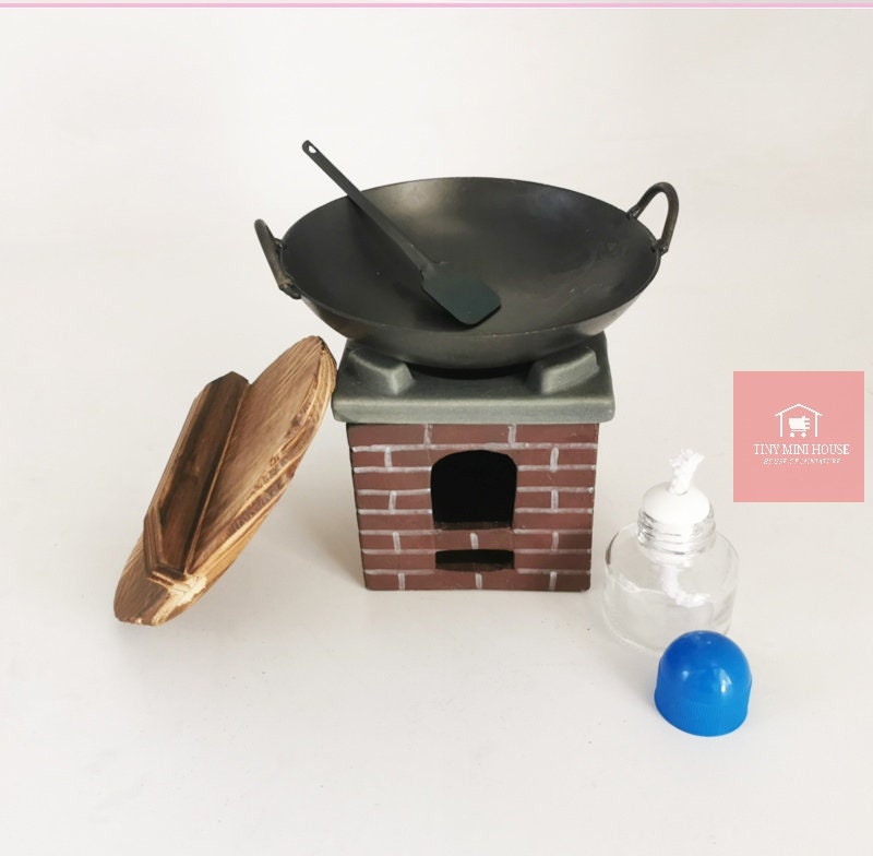 Miniature Cooking Stove for Mini Kitchen Can Real Cook Mini Food ...