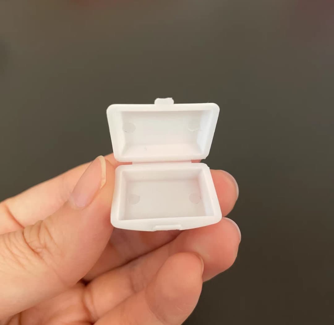 Real Miniature Fast Food Tax Away Box Can Put Real Tiny Food - Etsy