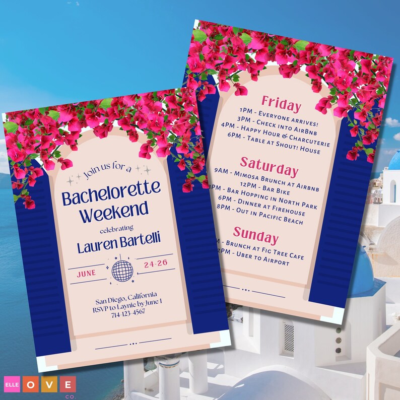 Mama Mia Bachelorette Party Invitation Dancing Queen Bach - Etsy