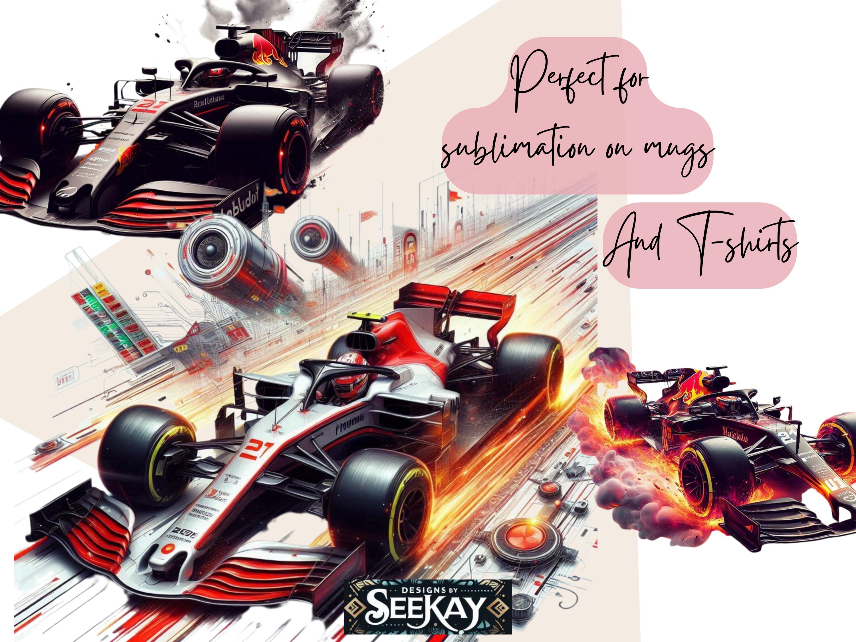 F1 Formula 1 Inspired Png Clipart Bundle Scrapbooking Stickers Mugs ...
