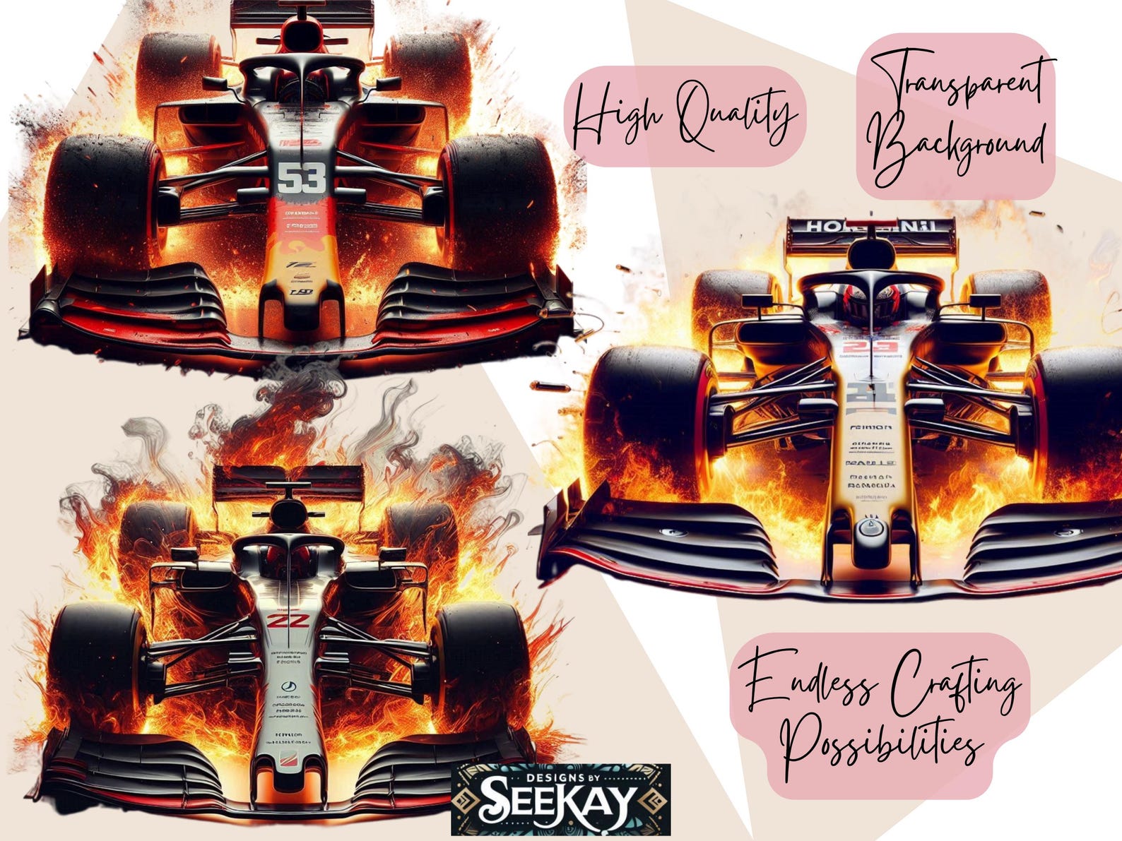 F1 Formula 1 Inspired Png Clipart Bundle Scrapbooking Stickers Mugs ...