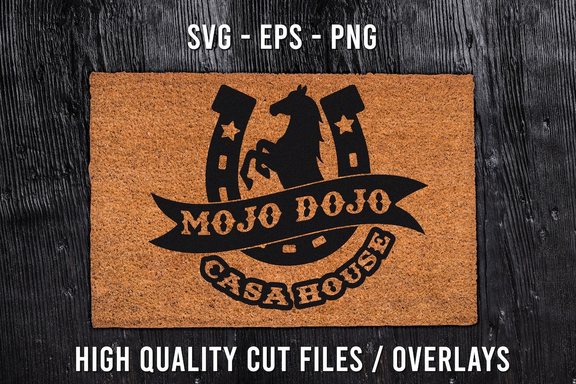 Mojo Dojo Casa House SVG EPS PNG Cricut Cameo Digital File - Etsy