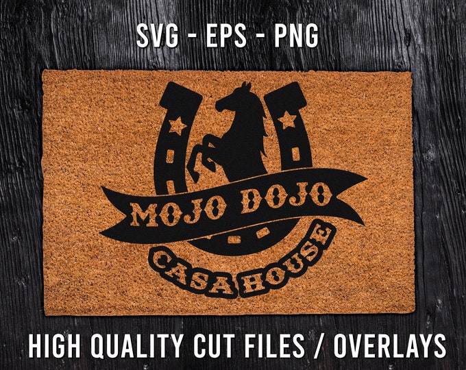 Mojo Dojo Casa House SVG EPS PNG Cricut Cameo Digital File - Etsy