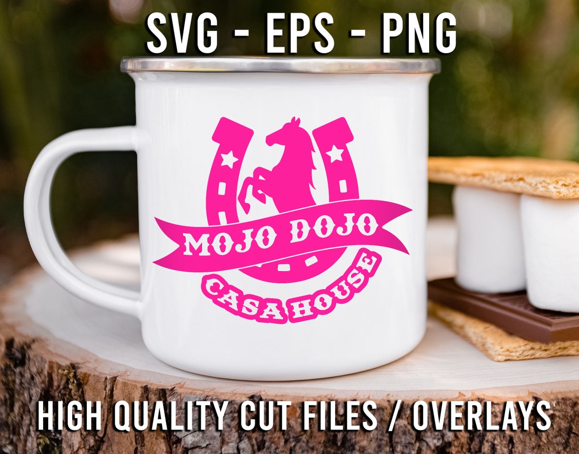 Mojo Dojo Casa House SVG EPS PNG Cricut Cameo Digital File - Etsy