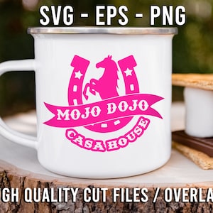 Mojo Dojo Casa House SVG EPS PNG Cricut Cameo Digital File (Instant ...