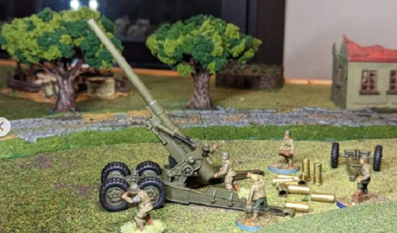 Long Tom 155mm USA Howitzer WW2/WWII Bolt Action 28mm / 1:56 and Other ...