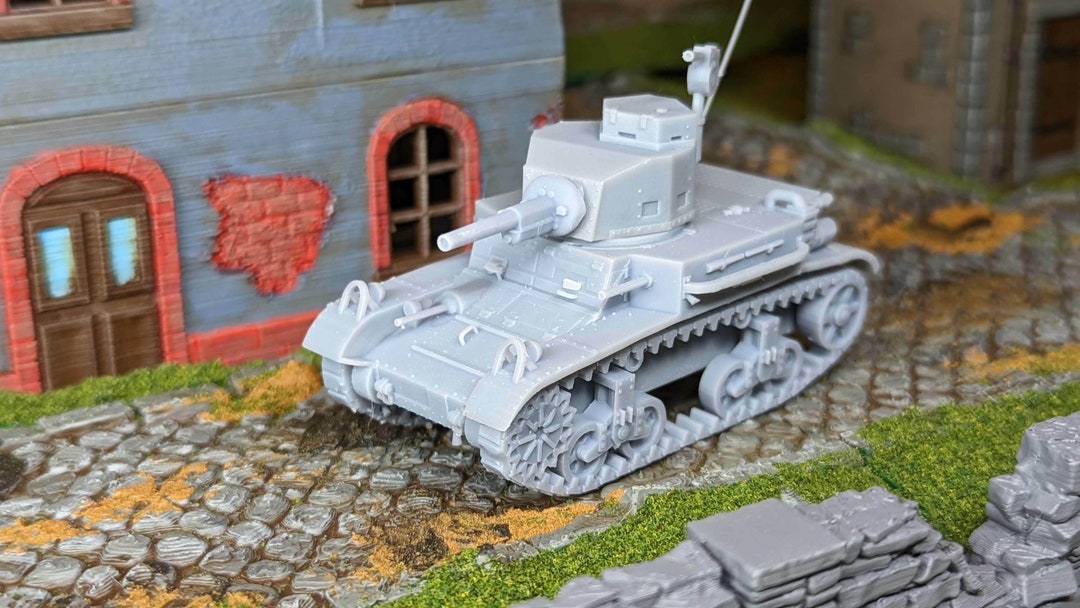 Bradley M2A4 Light Tank USA WW2/WWII Bolt Action 28mm / 1:56 Scale - Etsy