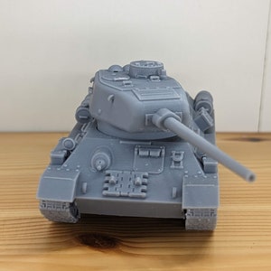 Soviet T34/85 Medium Tank With Machine Gun WW2/WWII Bolt Action 28mm / 1:56 Scale - Etsy