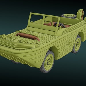Ford GPA Seep Amphibious Vehicle WW2/WWII Bolt Action 28mm / 1:56 for ...