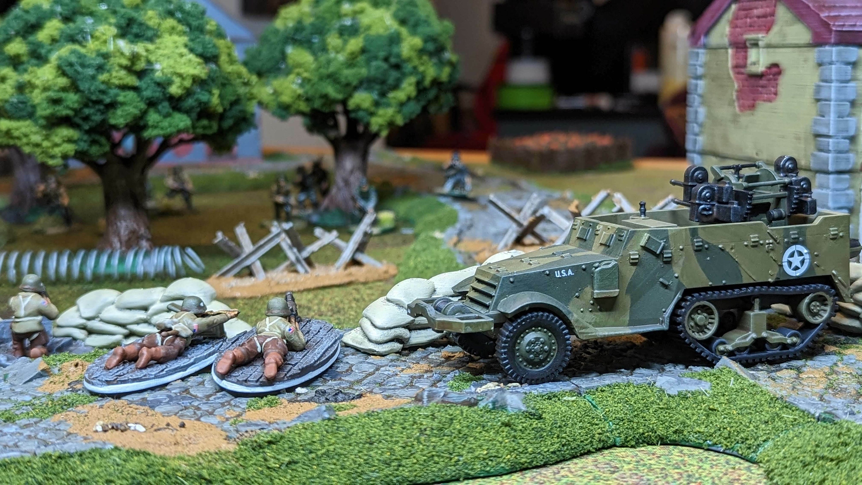 M16 MGMC Halftrack US WW2/WWII Bolt Action 28mm / 1:56 - Etsy