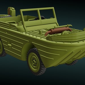 Ford GPA Seep Amphibious Vehicle WW2/WWII Bolt Action 28mm / 1:56 for ...