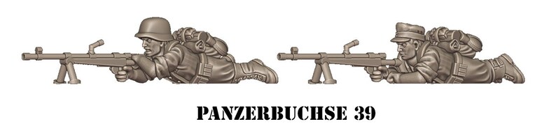 North Afrika/africa Korps Two Shooters Panzerbuchse 39 WW2/WWII Bolt ...