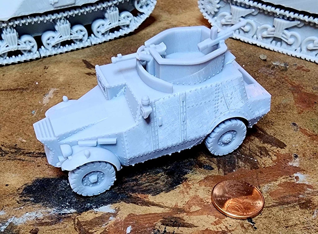 British Morris CS9 ILAC Light Armoured Car - WW2/WWII -- Bolt Action ...
