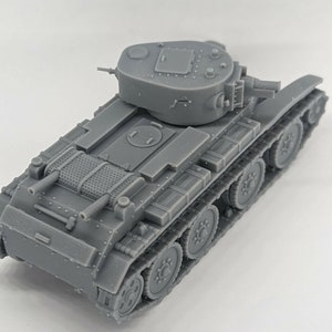 Soviet BT-7 or BT-7A WW2/WWII Bolt Action 28mm / 1:56 Scale - Etsy