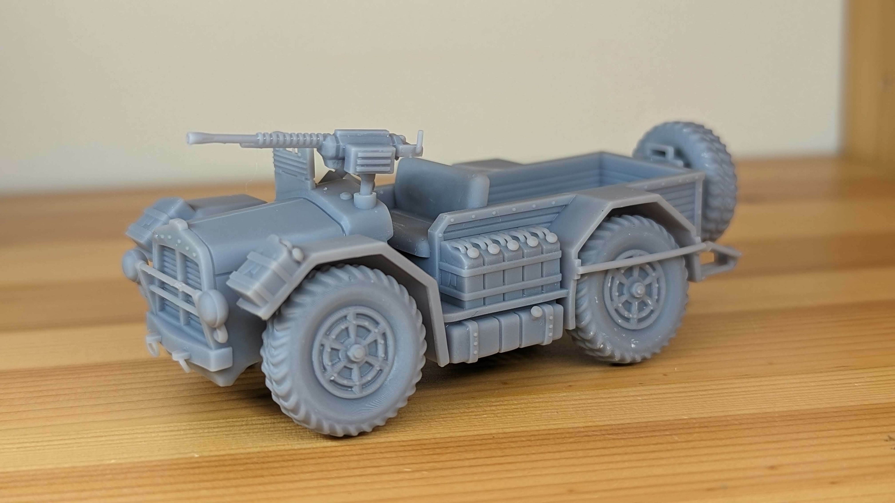 Camionetta Desertica AS.43 WW2/WWII Bolt Action 28mm / 1:56 and Other ...