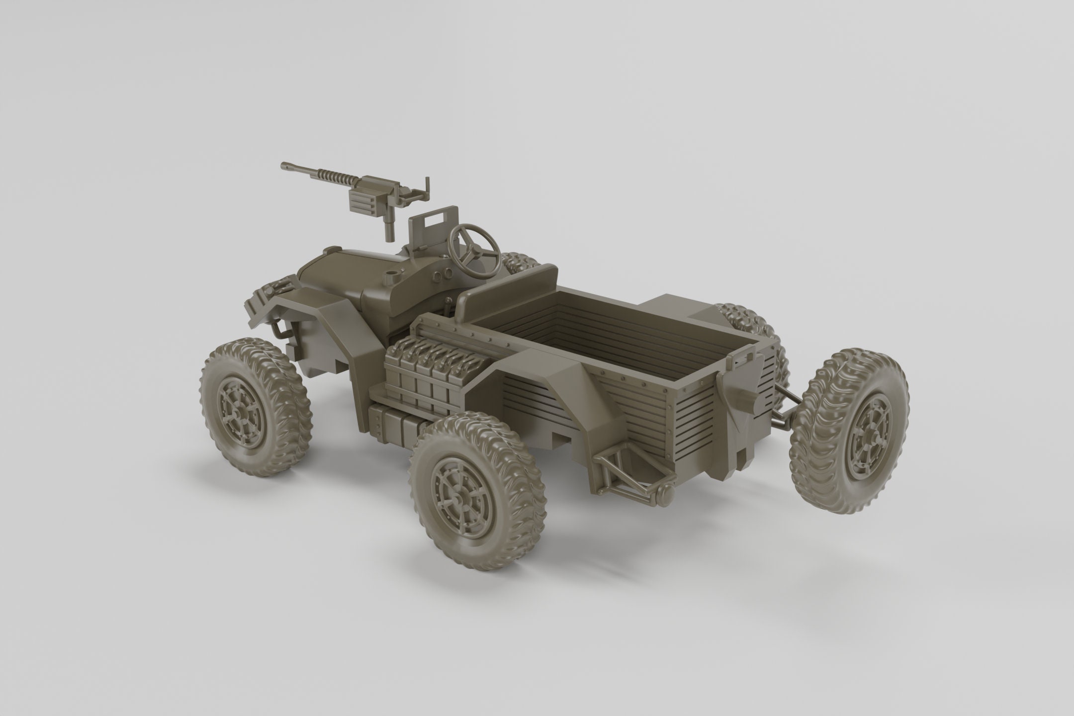 Camionetta Desertica AS.43 WW2/WWII Bolt Action 28mm / 1:56 and Other ...