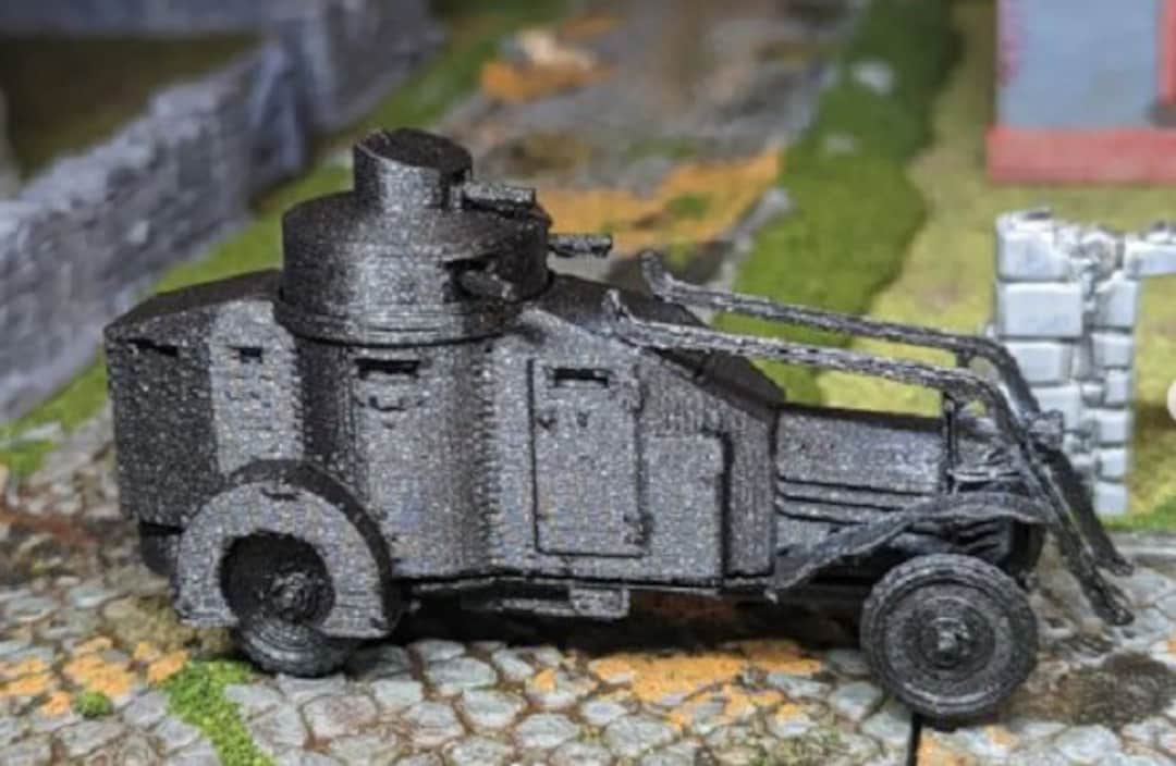 Lancia Ansaldo 1ZM Armoured Car Bolt Action 28mm / 1:56 and Other ...