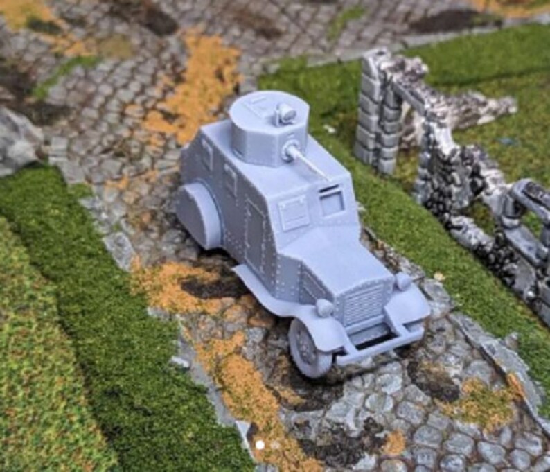 Bilbao Modelo Armoured Car Bolt Action 28mm / 1:56 and Other Scales for ...