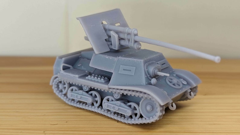 Soviet Zis-30 Light SPG Anti-tank Gun WW2/WWII Bolt Action 28mm / 1:56 ...