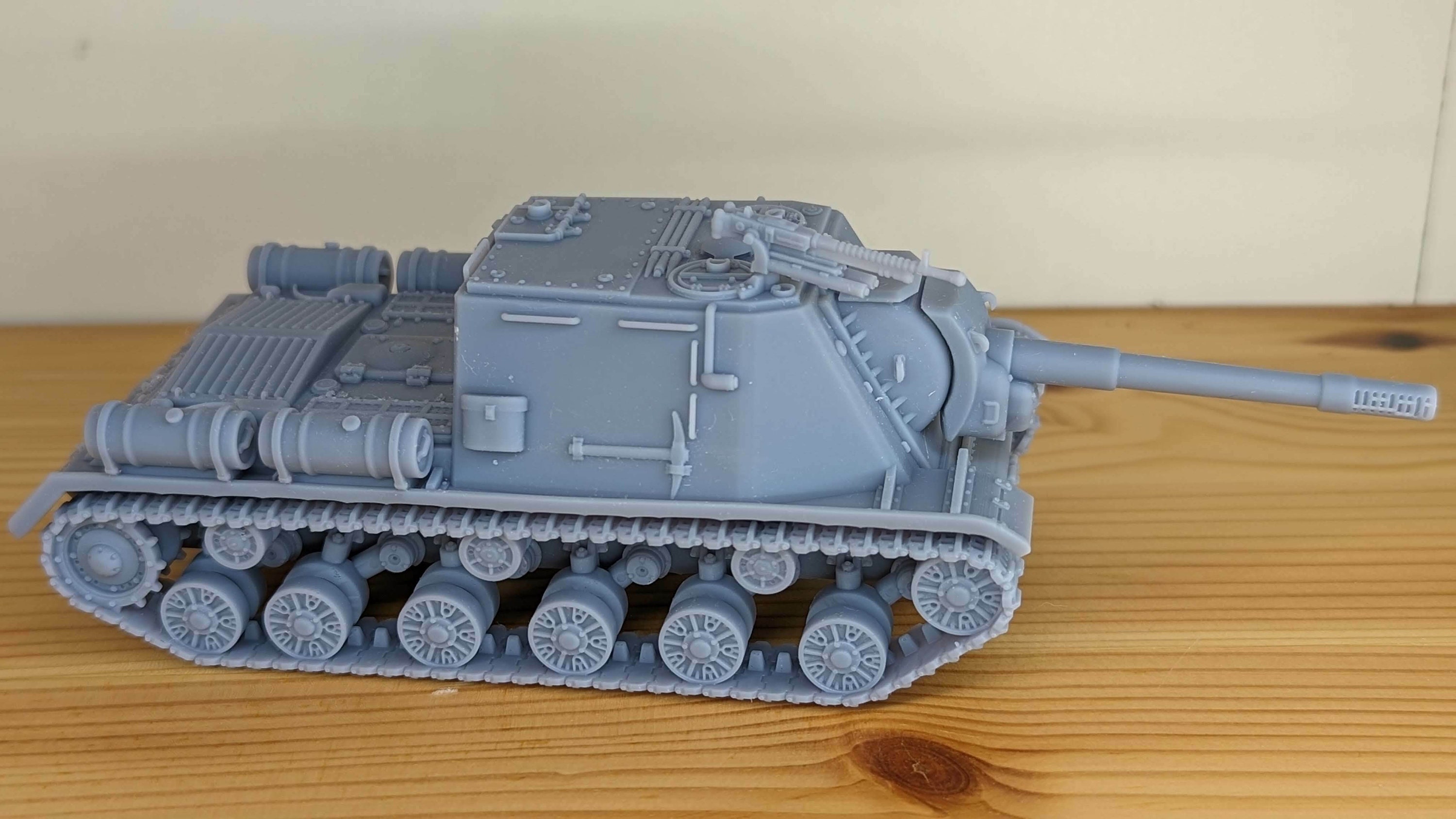 Soviet ISU-152 Heavy SPG Tank WW2/WWII Bolt Action 28mm / 1:56 Scale - Etsy