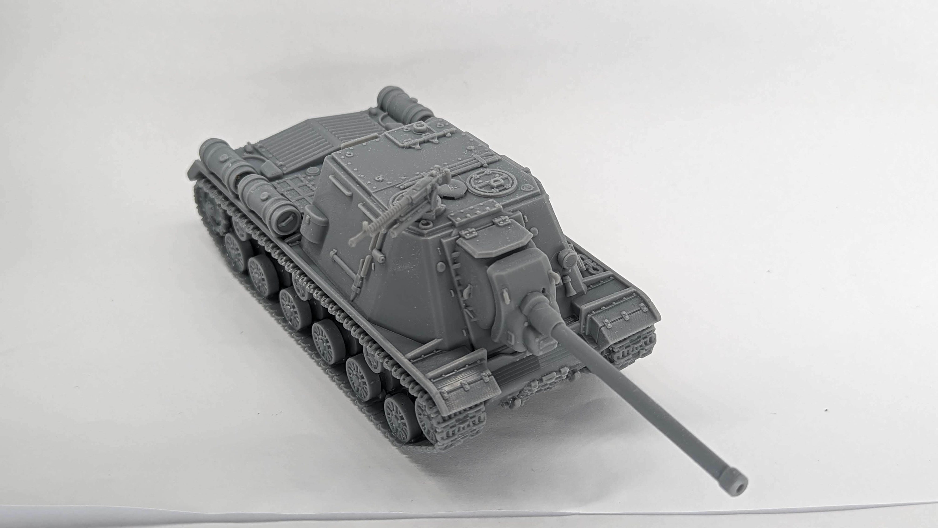Soviet ISU-122 Heavy SPG Tank WW2/WWII Bolt Action 28mm / 1:56 Scale - Etsy