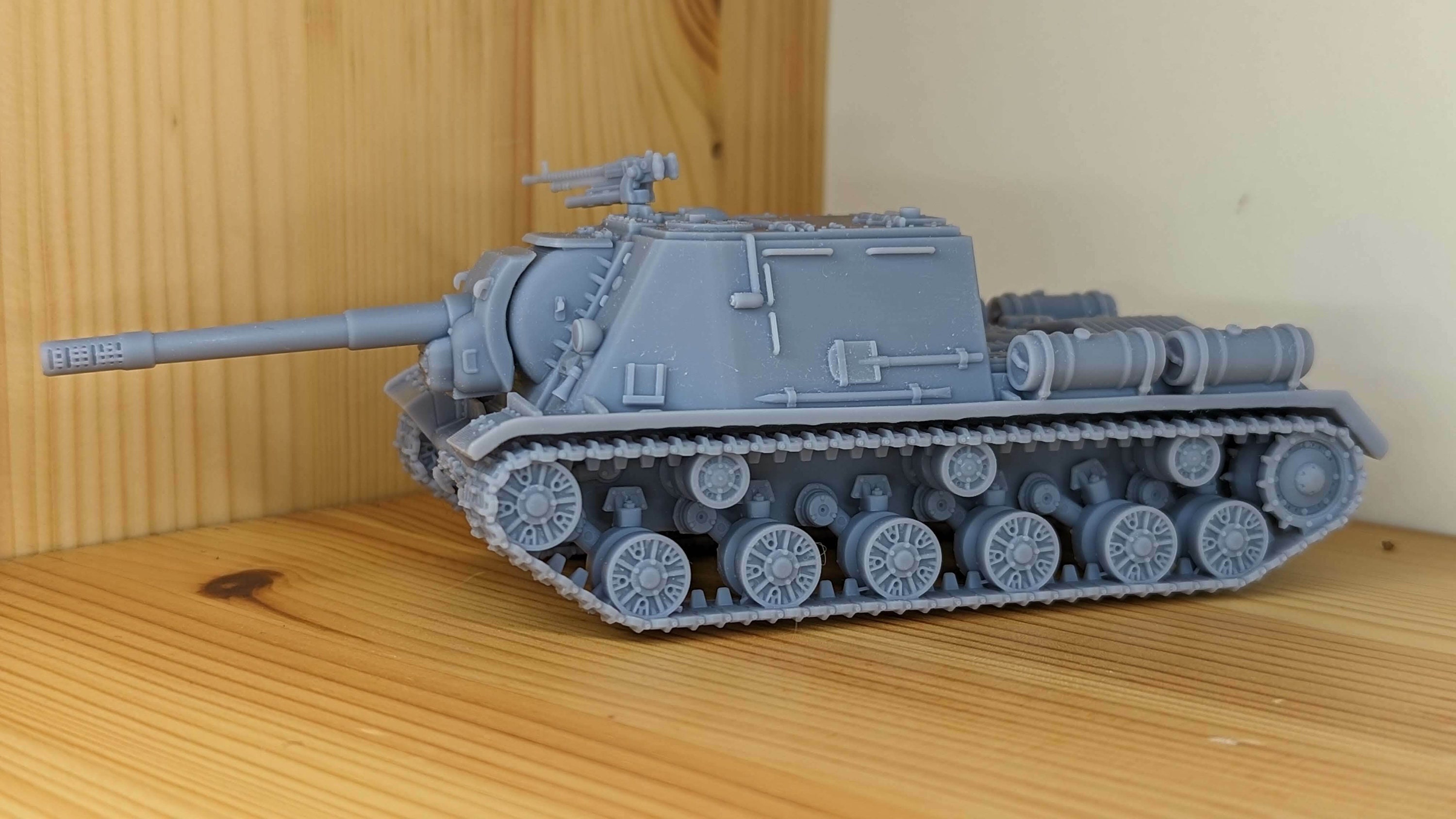 Soviet ISU-152 Heavy SPG Tank WW2/WWII Bolt Action 28mm / 1:56 Scale - Etsy