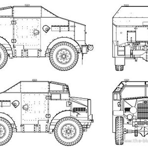 British Morris C8 Quad FAT Field Artillery Tractor WW2/WWII Bolt Action ...