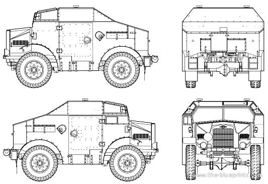British Morris C8 Quad FAT Field Artillery Tractor WW2/WWII Bolt Action ...