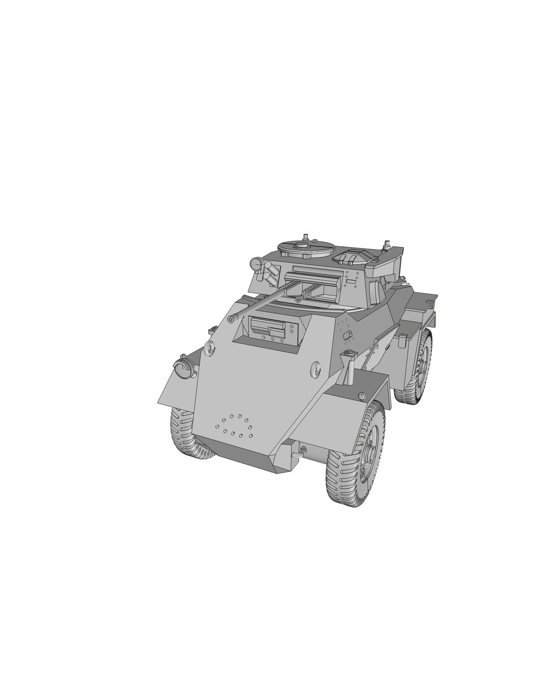 British Humber MK II Scout Car WW2/WWII Bolt Action 28mm / 1:56 for ...