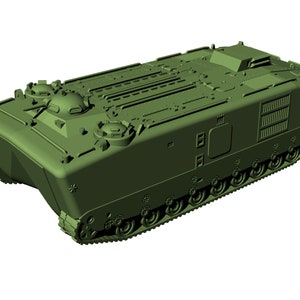 LVT P 5 Amphibious APC Tank WW2/WWII Bolt Action 28mm / 1:56 for Table ...