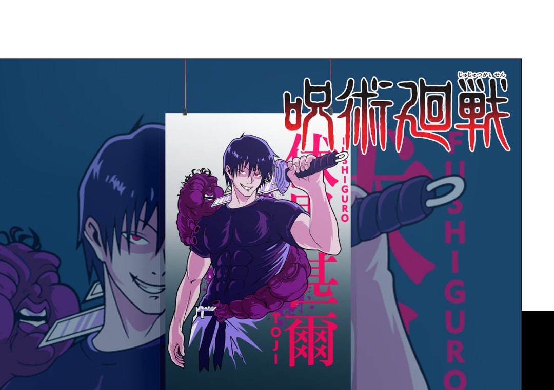 Jujutsu Kaisen : Toji Fushiguro Cursed Spirit - Etsy