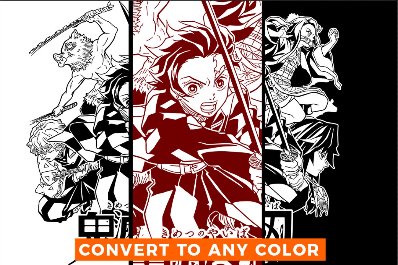 Kimetsu No Yaiba : Tanjiro Svg 1 - Etsy