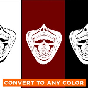 Jujutsu Kaisen : Mahito Mouth SVG - Etsy