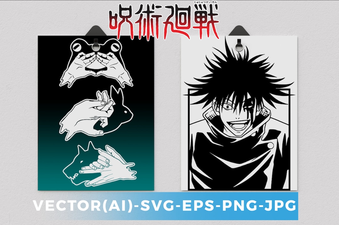 Jujutsu Kaisen : Megumi Fushiguro Hand Gesture - Etsy