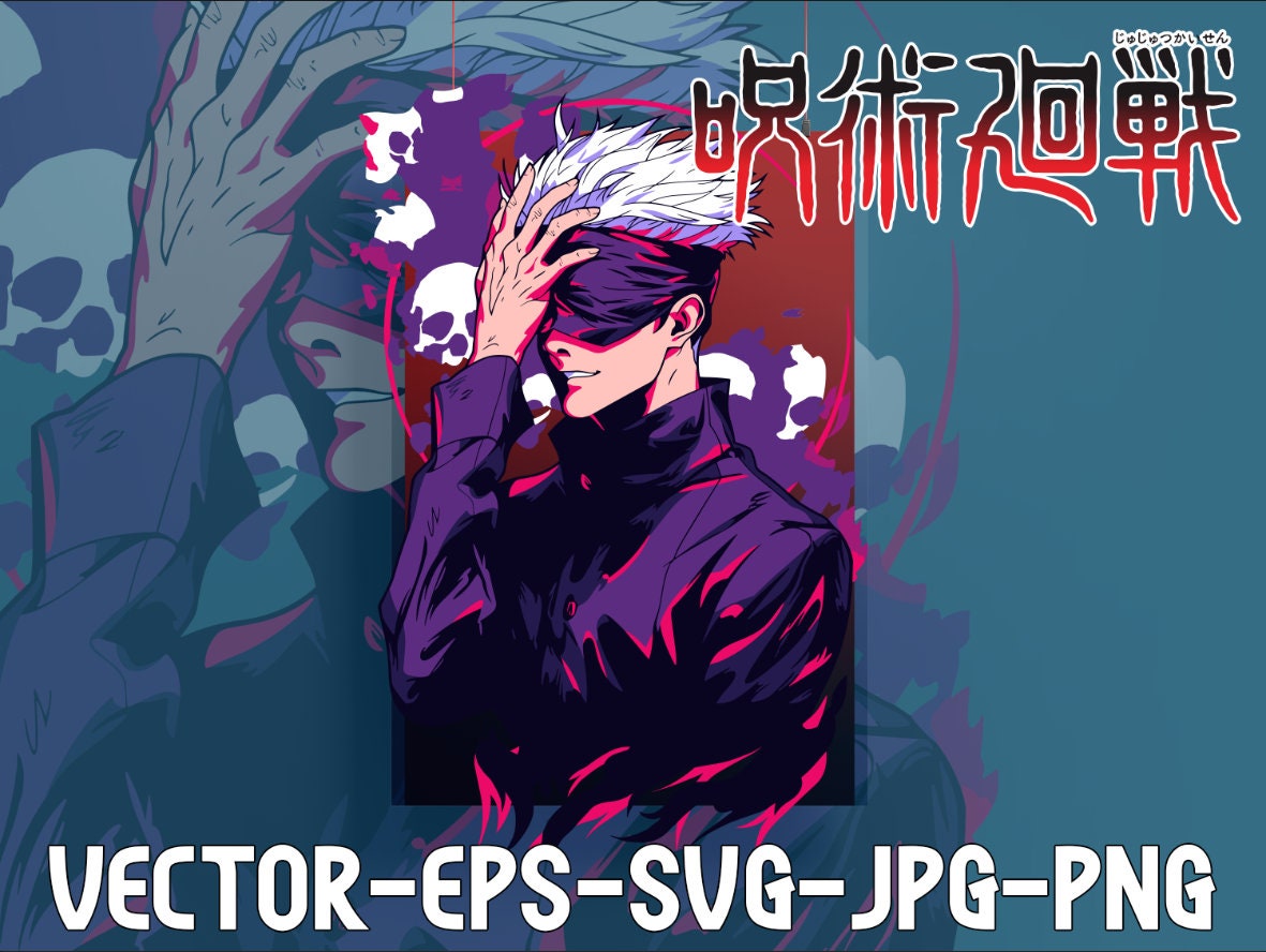 Jujutsu Kaisen : Gojo Satoru SVG - Etsy