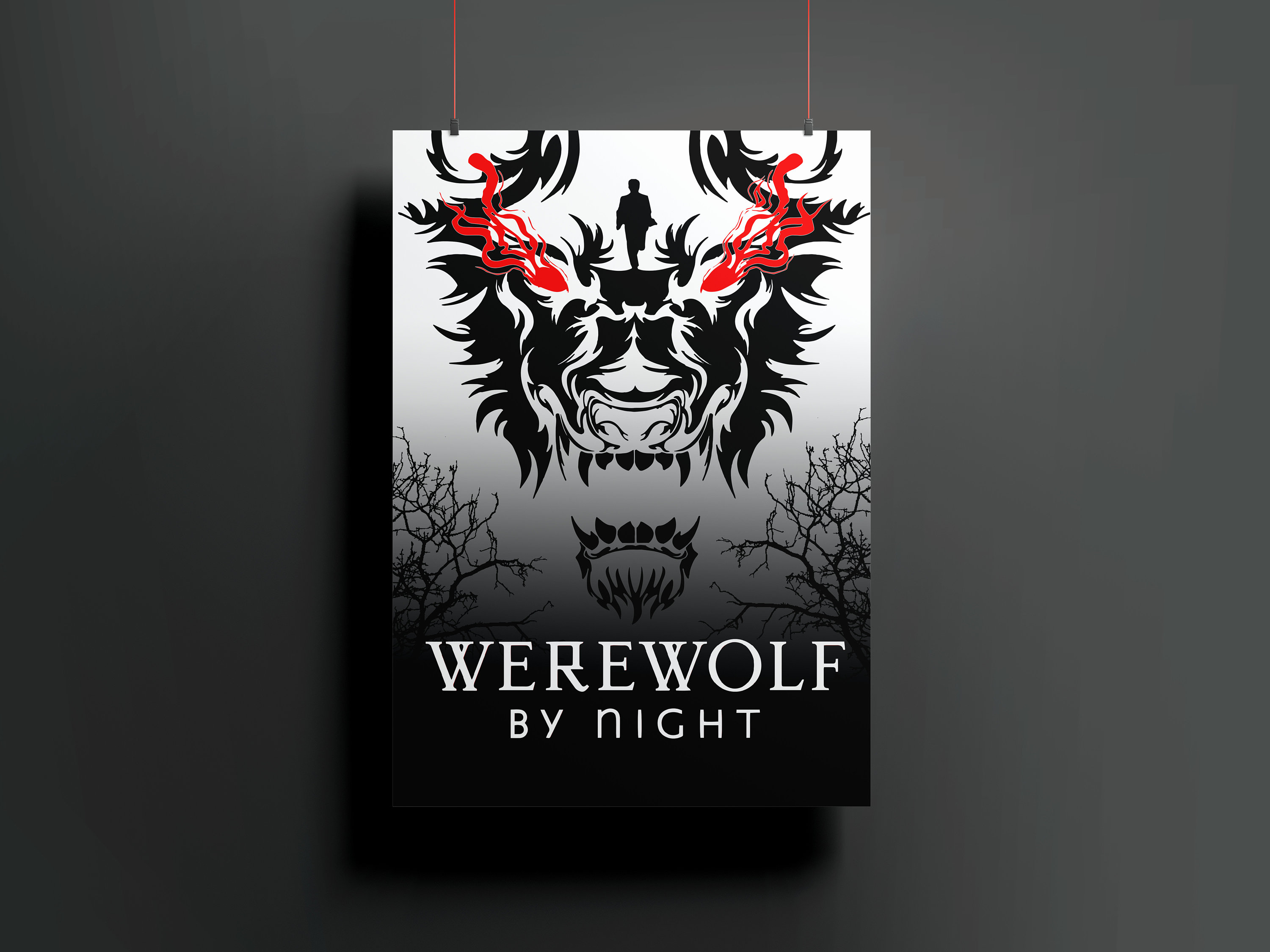 Werewolf by Night Poster SVG, EPS, Vector - Etsy