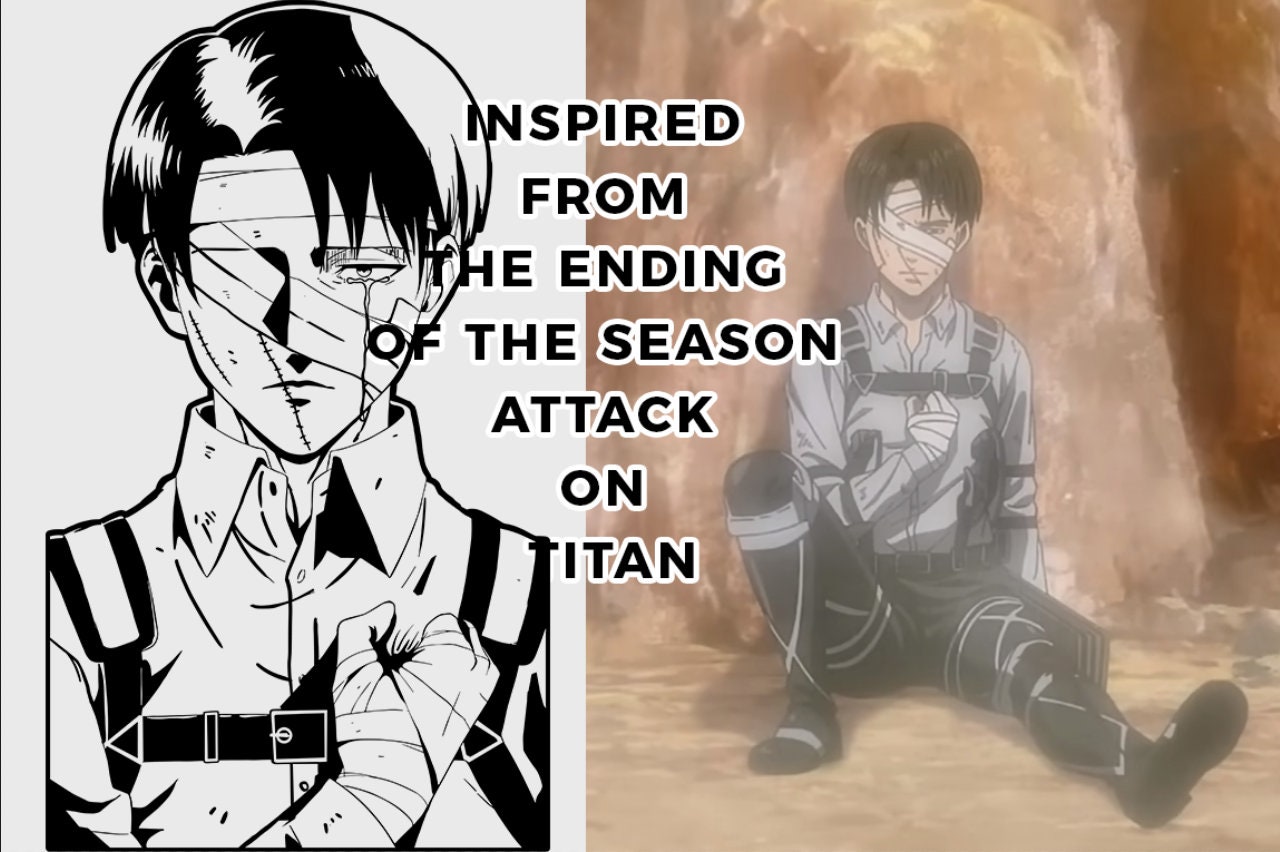 Levi Ackerman Sad SVG - Etsy