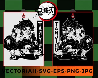 Doma Svg-png-pdf Demon Slayer Tanjiro Kyojuro Kimetsu No Yaiba Anime ...