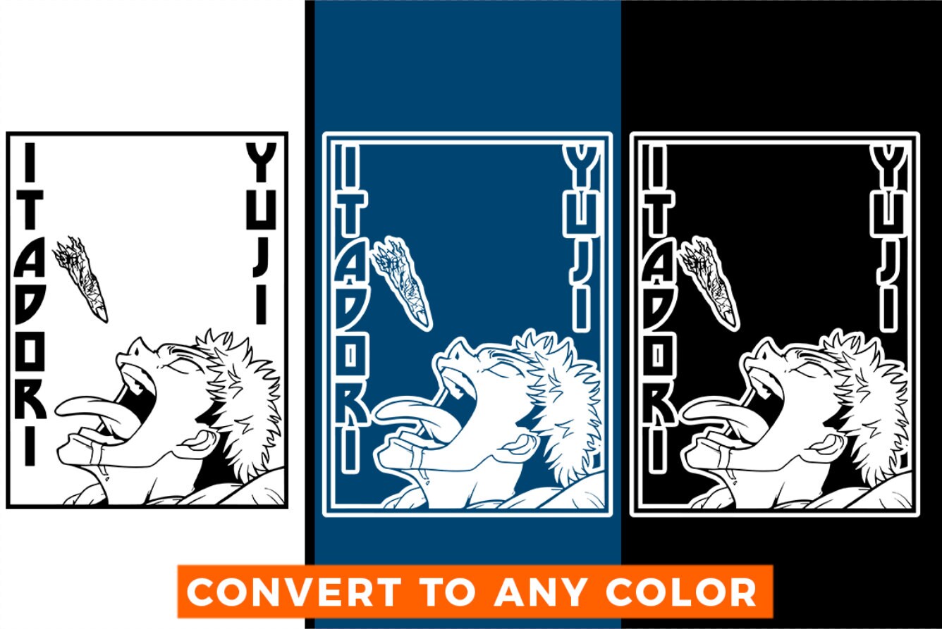 Jujutsu Kaisen : Yuji Itadori Svg - Etsy Australia