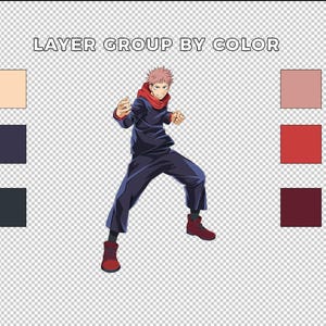 Jujutsu Kaisen : Yuji Itadori Color - Etsy