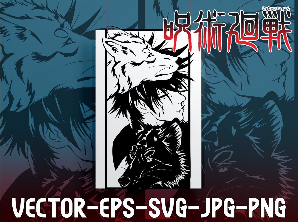 Jujutsu Kaisen : Megumi Fushiguro Divine Dog - Etsy