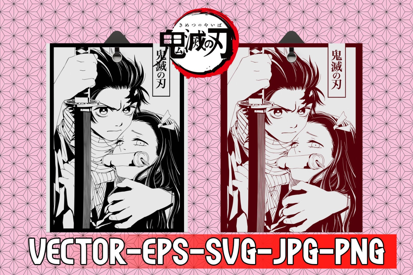 Kimetsu No Yaiba : Tanjiro Svg 2 - Etsy