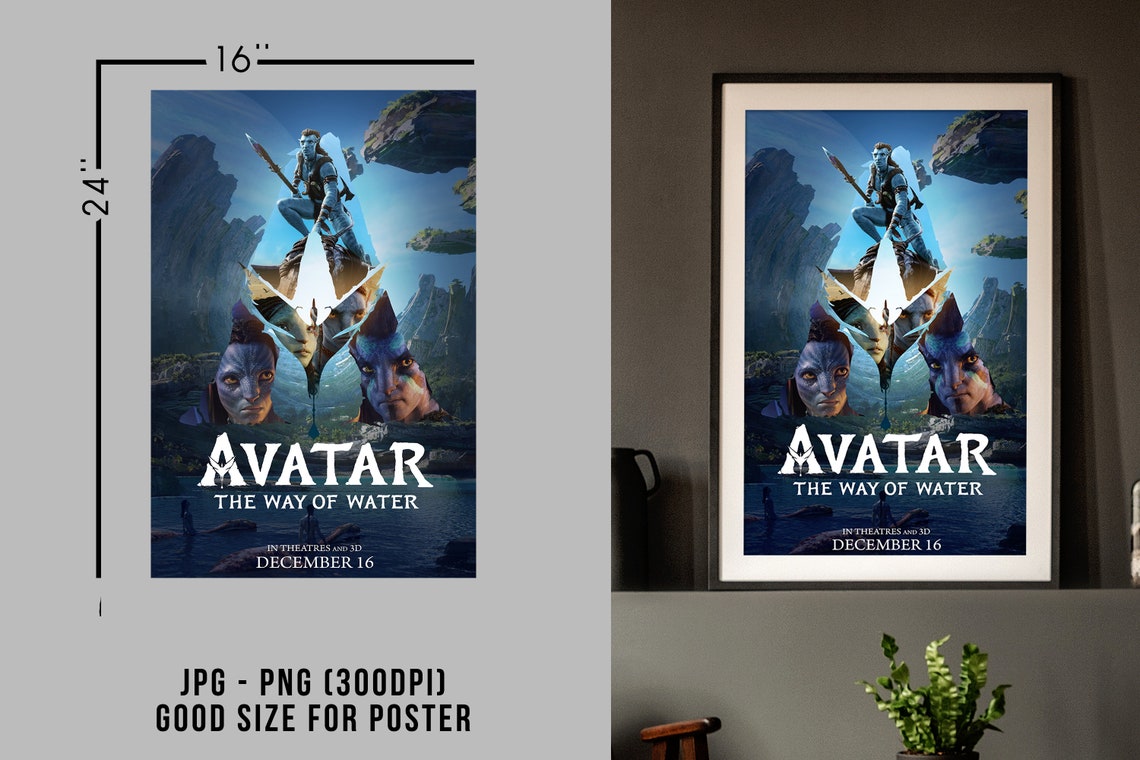 Avatar the Way of Water Poster 2 - Etsy