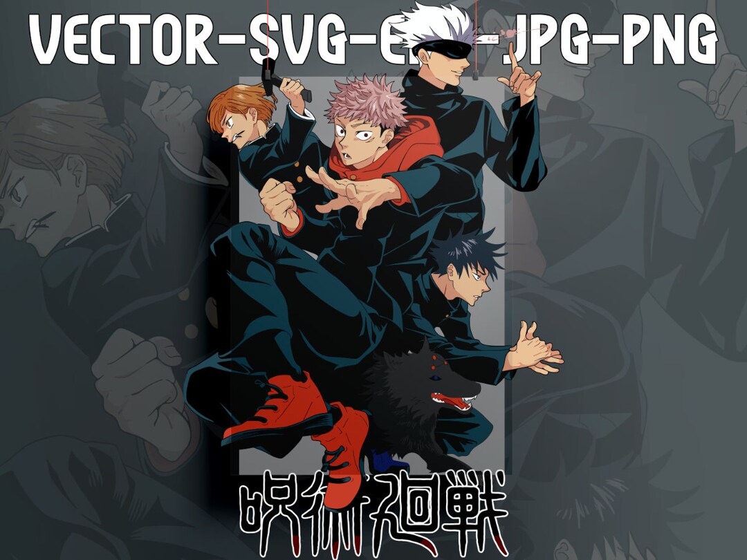 Jujutsu Kaisen 1 SVG - Etsy