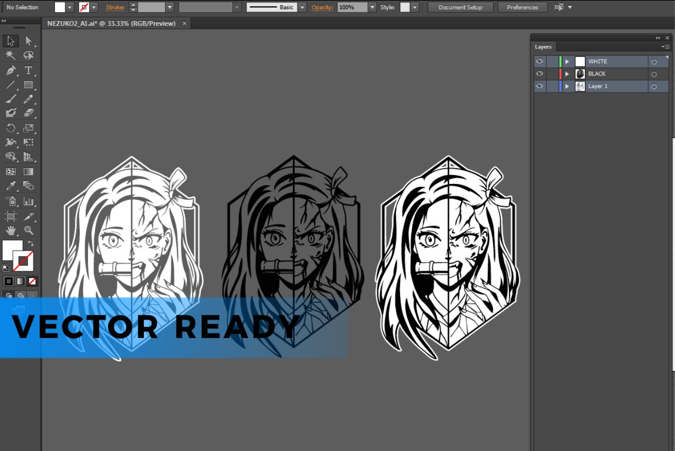 Kimetsu No Yaiba : Nezuko Svg 2 - Etsy