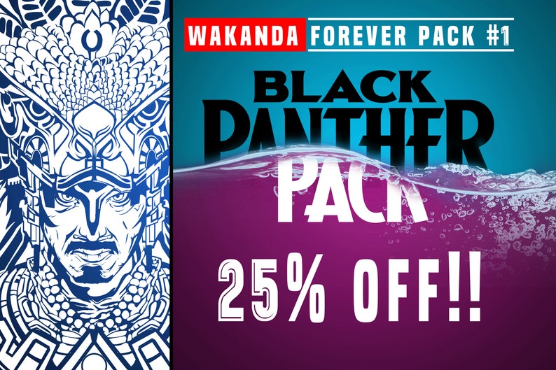 Wakanda Forever Bundle Pack 1 - Etsy
