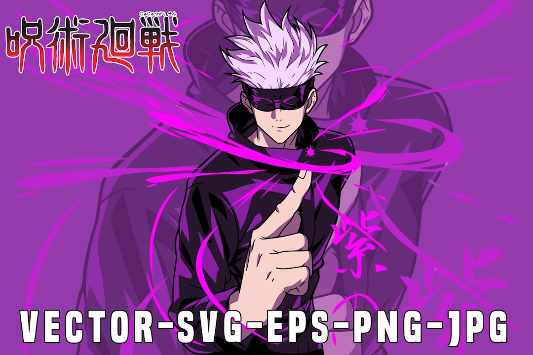 Jujutsu Kaisen : Satoru Gojo SVG - Etsy