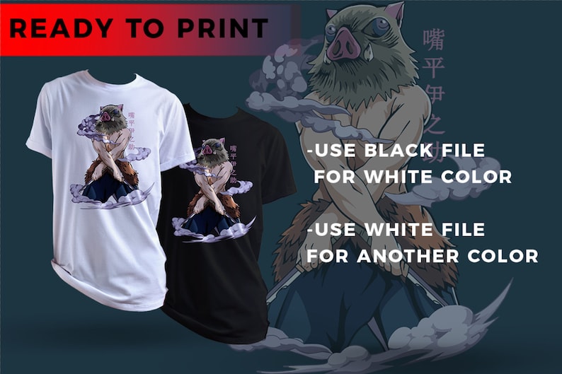 Demon Slayer : Inosuke Hashibira SVG - Etsy